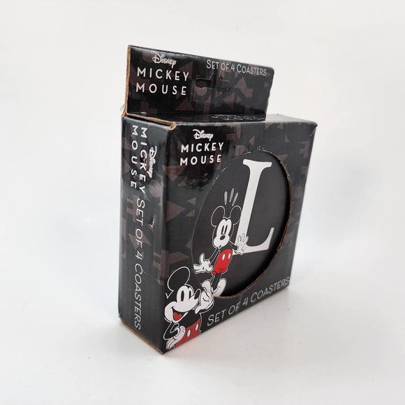 Zrike | Dining | Disneys Mickey Mouse Coasters Set Of Four L Nib | Poshmark